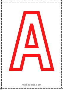 •☑️ Abecedario para imprimir tamaño carta a color •• COMPLETO 2025